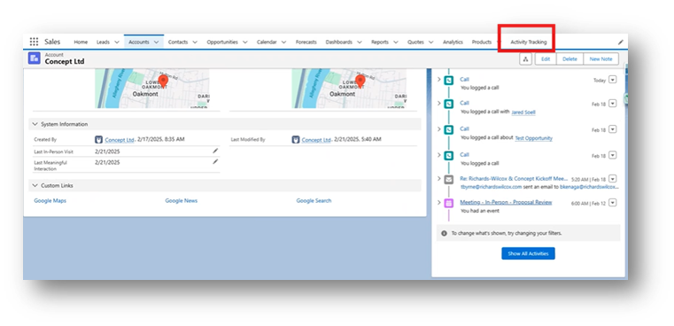How To Log Activity In Salesforce